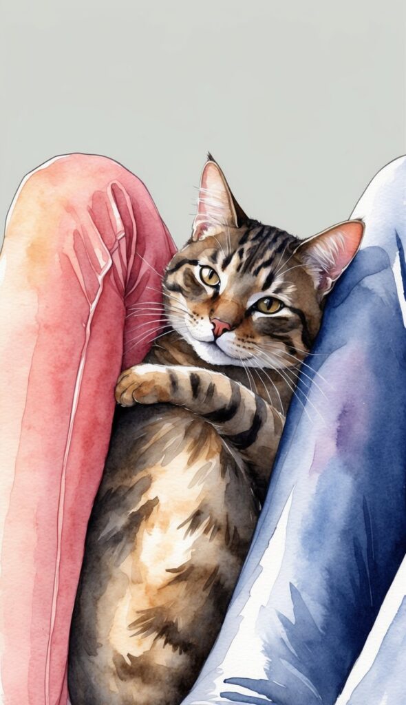Why Does My Cat Sleep Between My Legs? Your Feline's Bizarre Bedtime Habits Explained