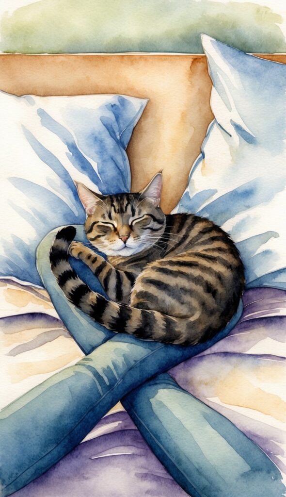 Why Does My Cat Sleep Between My Legs? Your Feline's Bizarre Bedtime Habits Explained