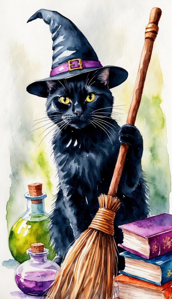50+ Witch Cat Names That Will Have Your Familiar Howling with Laughter