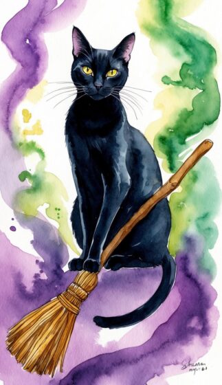 50+ Witch Cat Names That Will Have Your Familiar Howling with Laughter