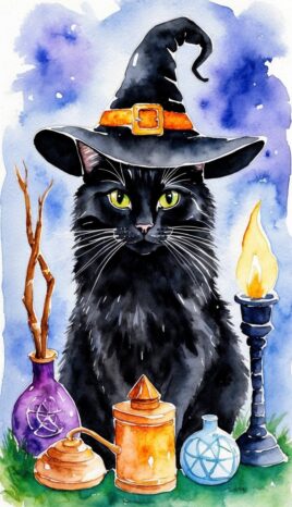 50+ Witch Cat Names That Will Have Your Familiar Howling with Laughter