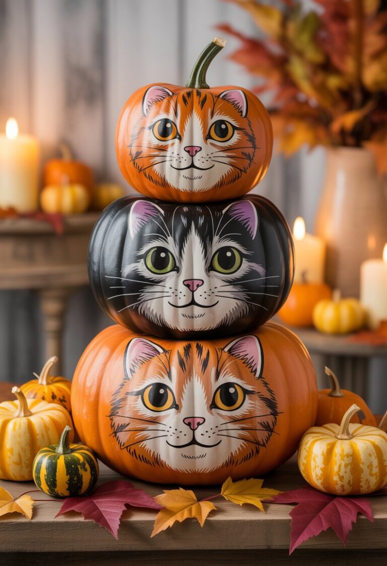 9 DIY Pumpkin Cat Crafts for Halloween and Fall You’ll Love Making